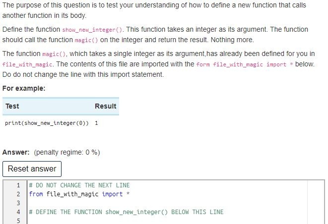 Solved The purpose of this question is to test your | Chegg.com
