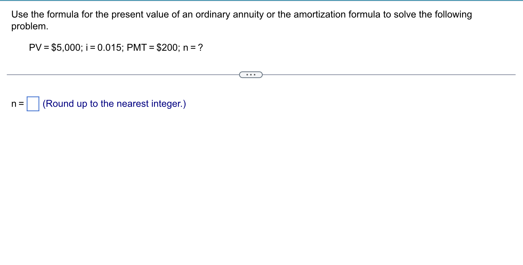 Solved Use the formula for the present value of an ordinary | Chegg.com