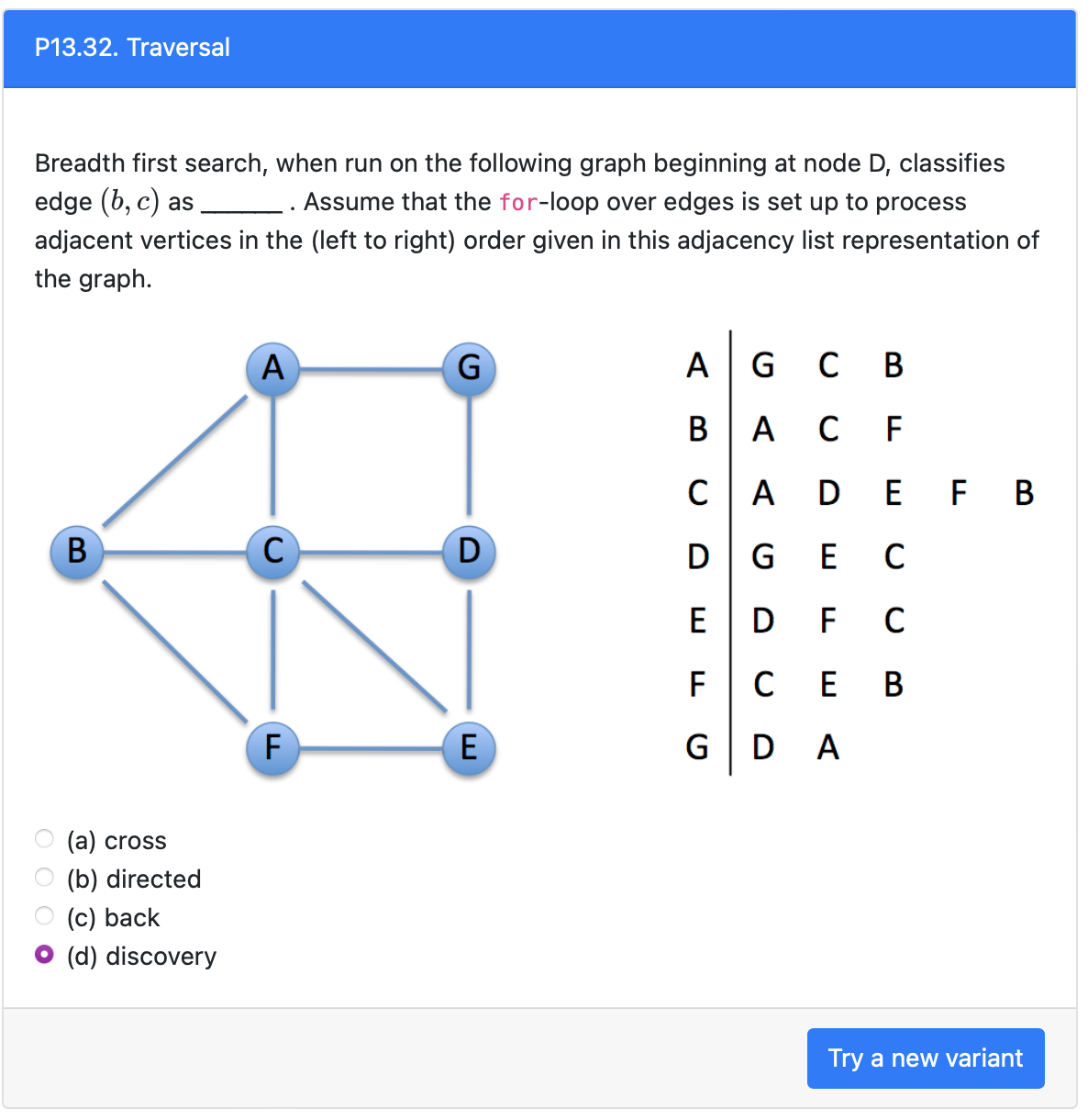 I know the correct answer is discovery, but I am not | Chegg.com