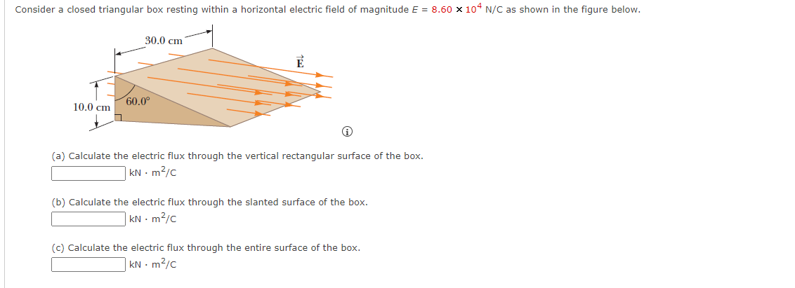 Solved der a closed triangular box resting within a | Chegg.com