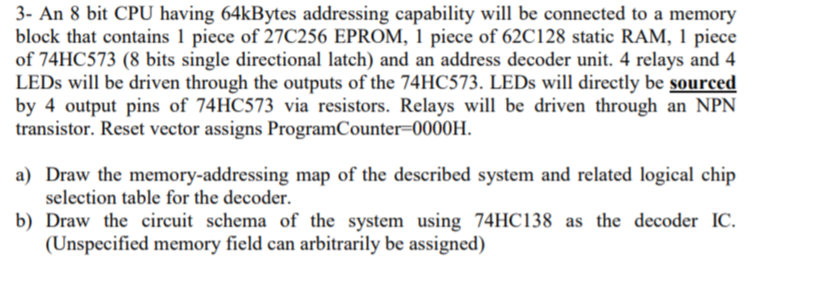 74HC138 – Pin connection Diagram: DATA OUTPUTS Vc YO | Chegg.com