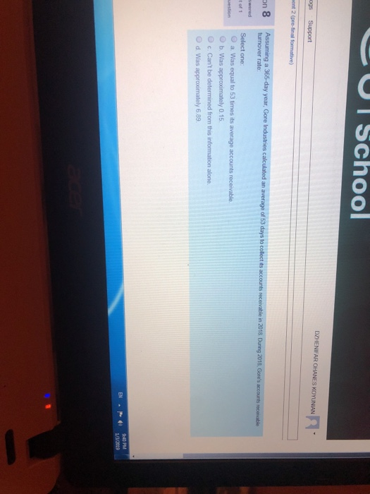 Solved LUT Schoo wered to1 Select 0.15. 6.89 40 PM | Chegg.com