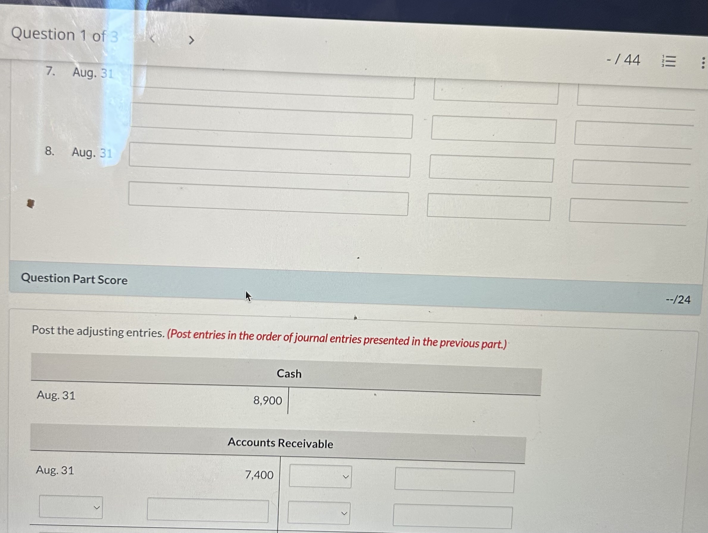 Solved Current Attempt in Progress Martin Rides is owned by | Chegg.com