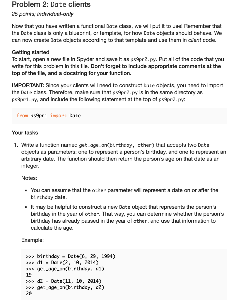 Solved # # ps9prl.py (Problem Set 9, Problem 1) # # A class | Chegg.com