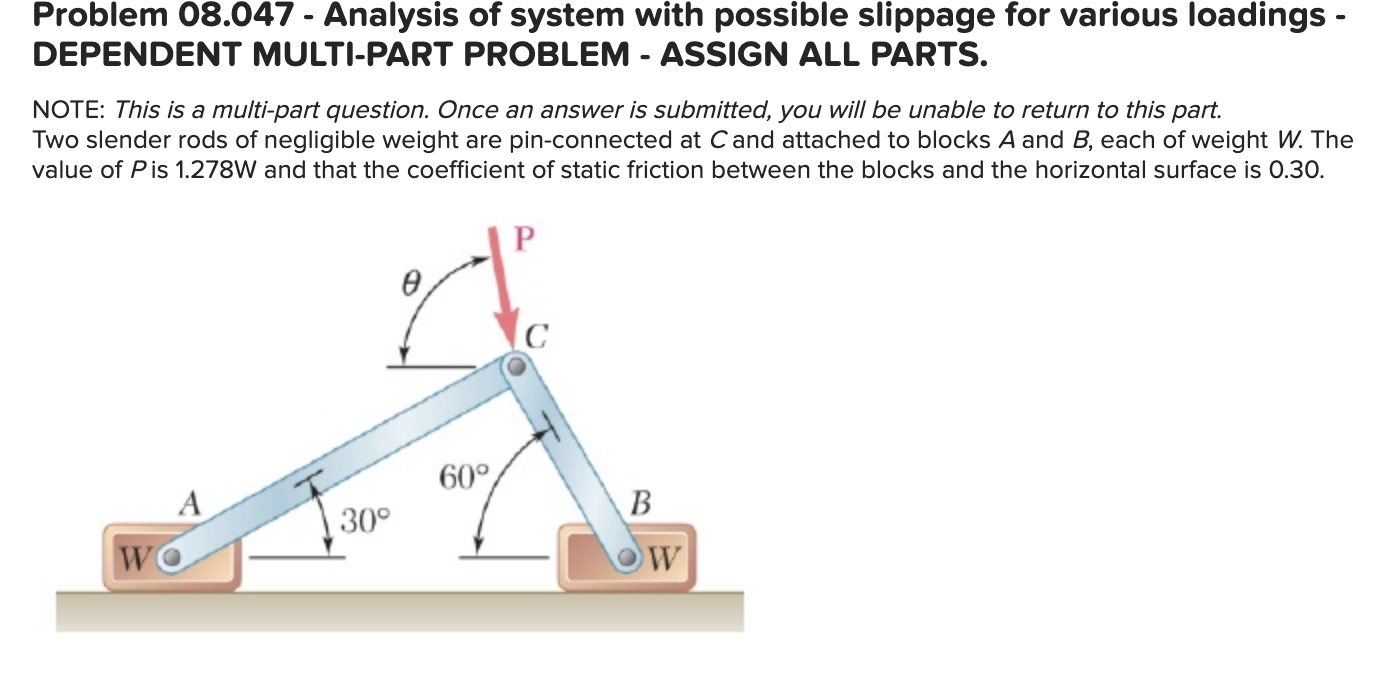 Solved Problem 08.047 - Analysis of system with possible | Chegg.com