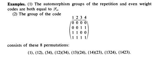 Examples. (1) The automorphism groups of the | Chegg.com
