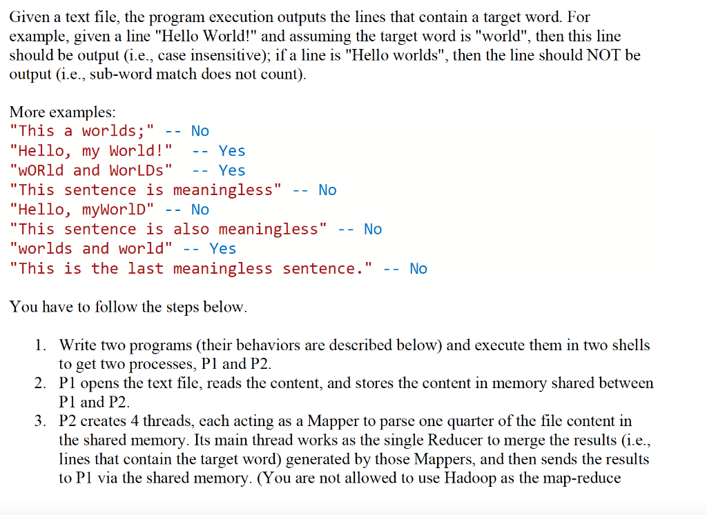 Solved Please Show How To Compile With Text File Hello Txt