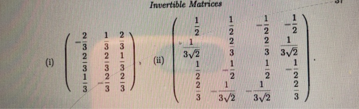 Solved Linear Algebra: Please do 4.8 (i & ii). Please show | Chegg.com