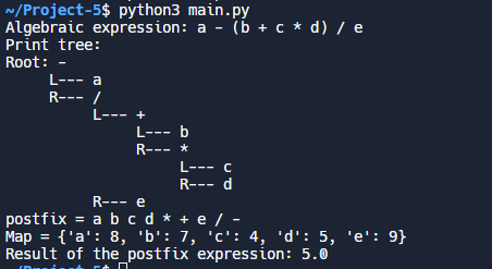 Solved in.py ⊟×2 node.py ×2 ExpTree.py ×+ n.py > ε8 main > | Chegg.com