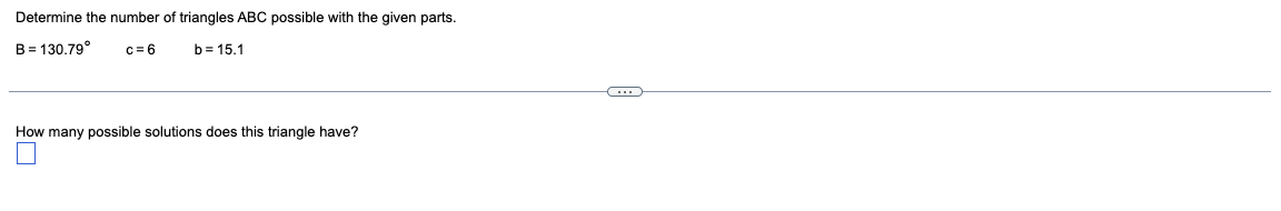 [Solved]: Determine the number of triangles ( mathrm{ABC
