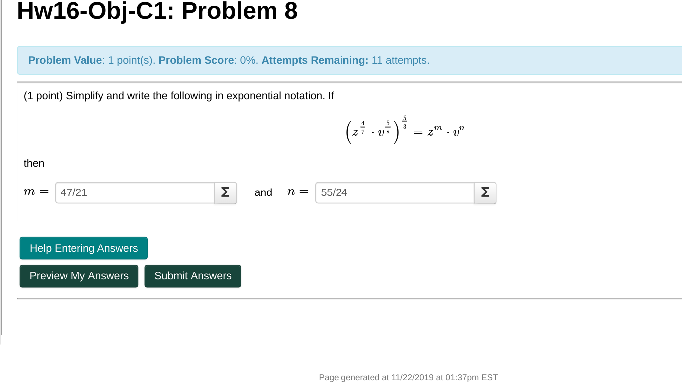 Solved Hw16-Obj-C1: Problem 8 Problem Value: 1 point(s). | Chegg.com