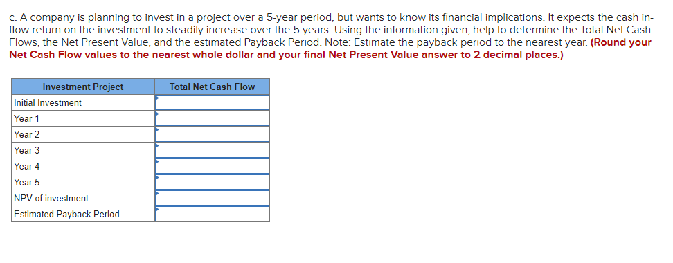 Solved For each requirement, change the values of the given | Chegg.com