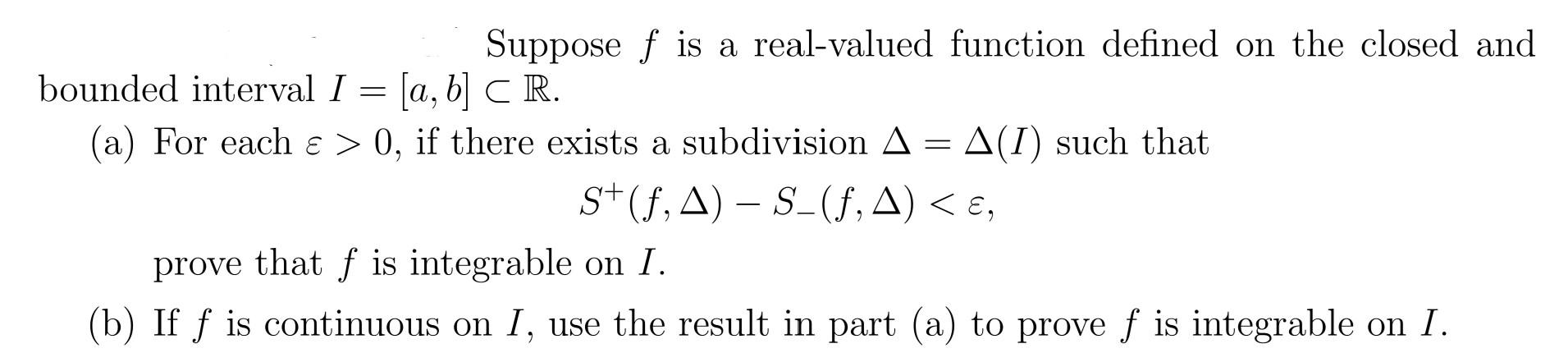 Solved = - 2 Suppose f is a real-valued function defined on | Chegg.com