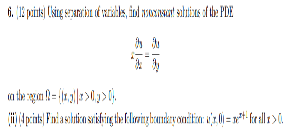 Solved 6. (12 points) (Ising separation of variables, ind | Chegg.com