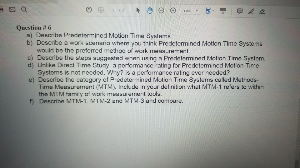 Solved ☺ ☺313 @ 134% - 7 eur Question #6 a) Describe | Chegg.com