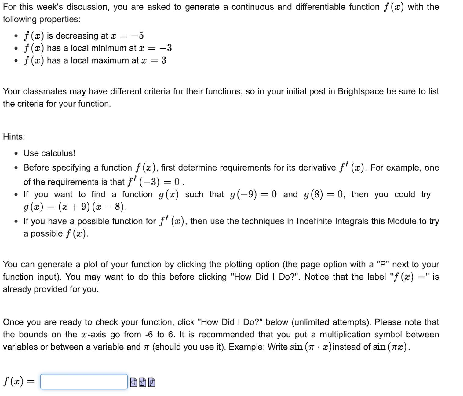 Solved For this week's discussion, you are asked to generate | Chegg.com
