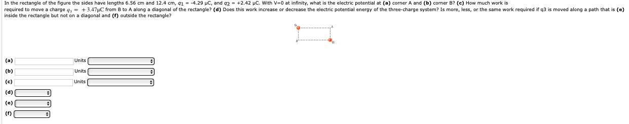 Solved In the rectangle of the figure the sides have lengths | Chegg.com
