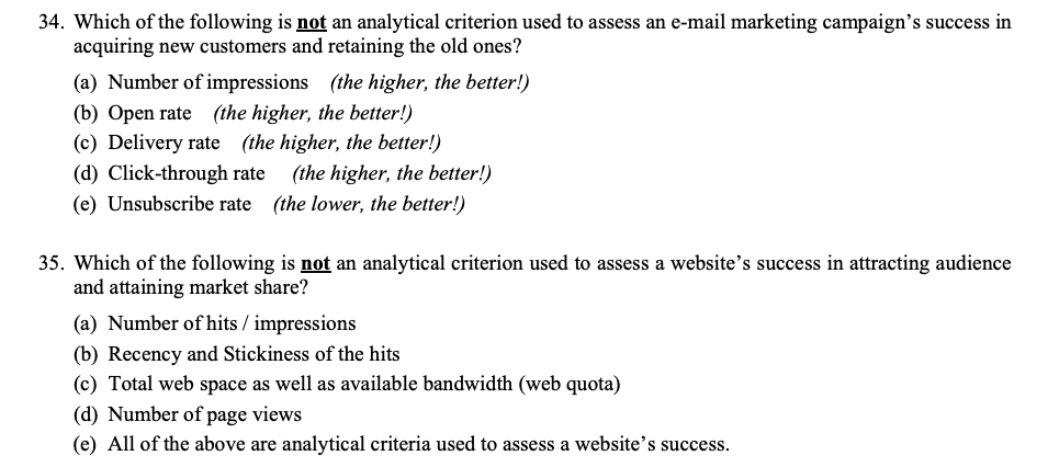Solved 34. Which of the following is not an analytical | Chegg.com