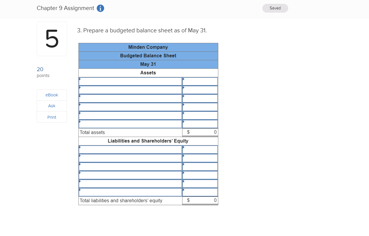 Solved Chapter 9 Assignment A Saved Help Save a Problem 9-18 | Chegg.com