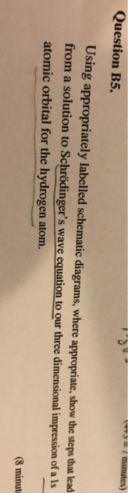 Solved Question B5. Using appropriately labelled schematic | Chegg.com