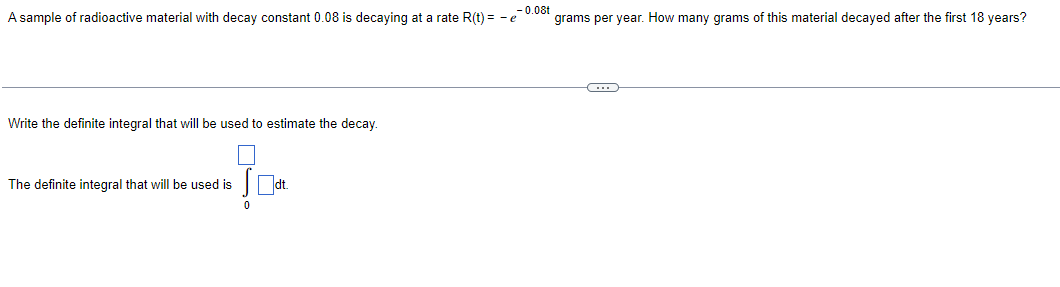 Solved A sample of radioactive material with decay constant | Chegg.com