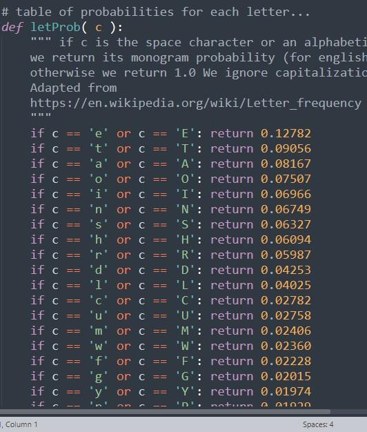 4 decipher() 20 points (autolab/TA) As opposed to the | Chegg.com
