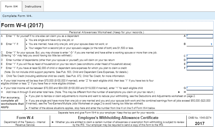 Personal Allowances Worksheet - How Many Tax Allowances Should You ...