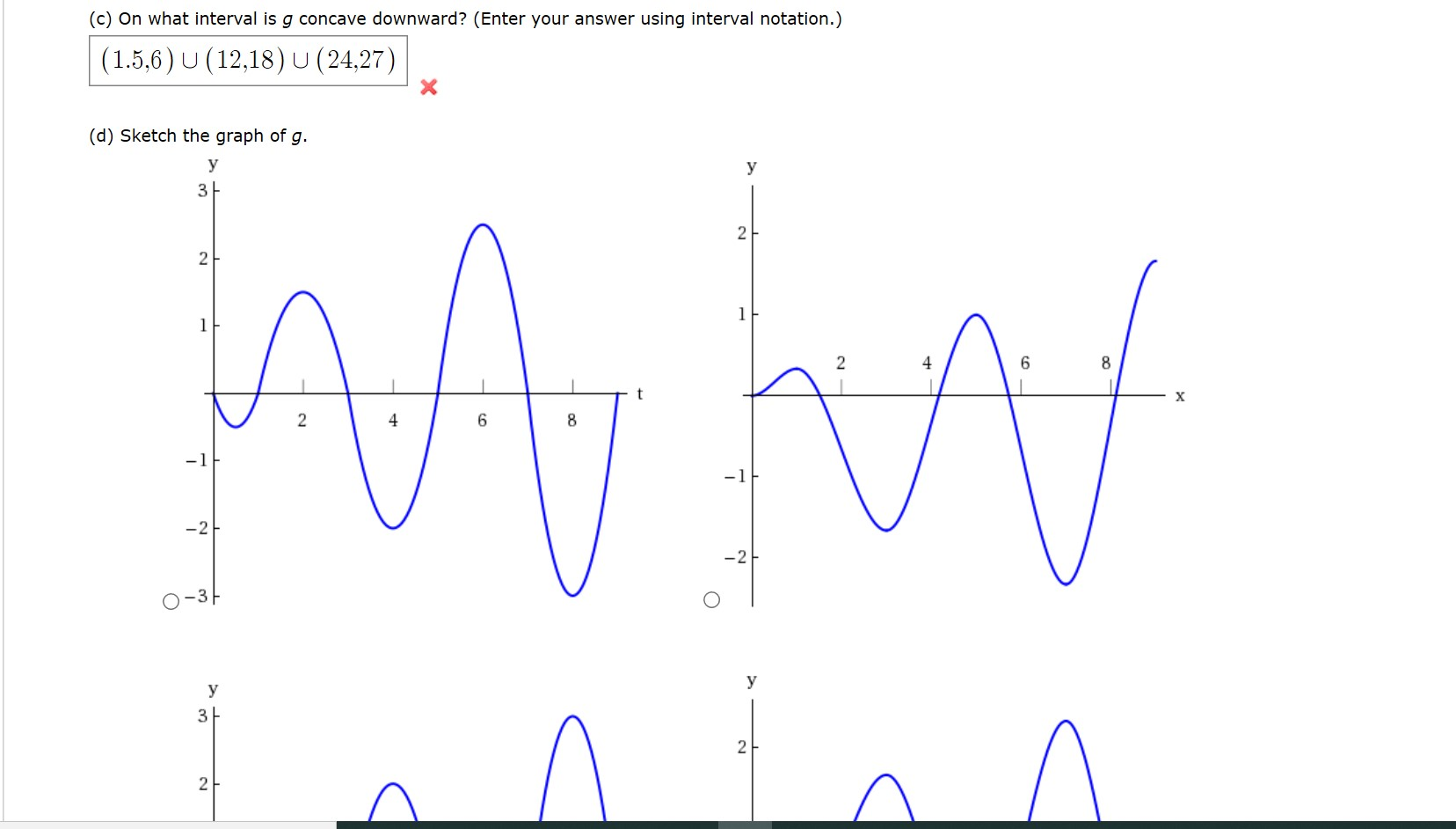 Solved Let g(x) = t) dt, where f is the function whose graph | Chegg.com