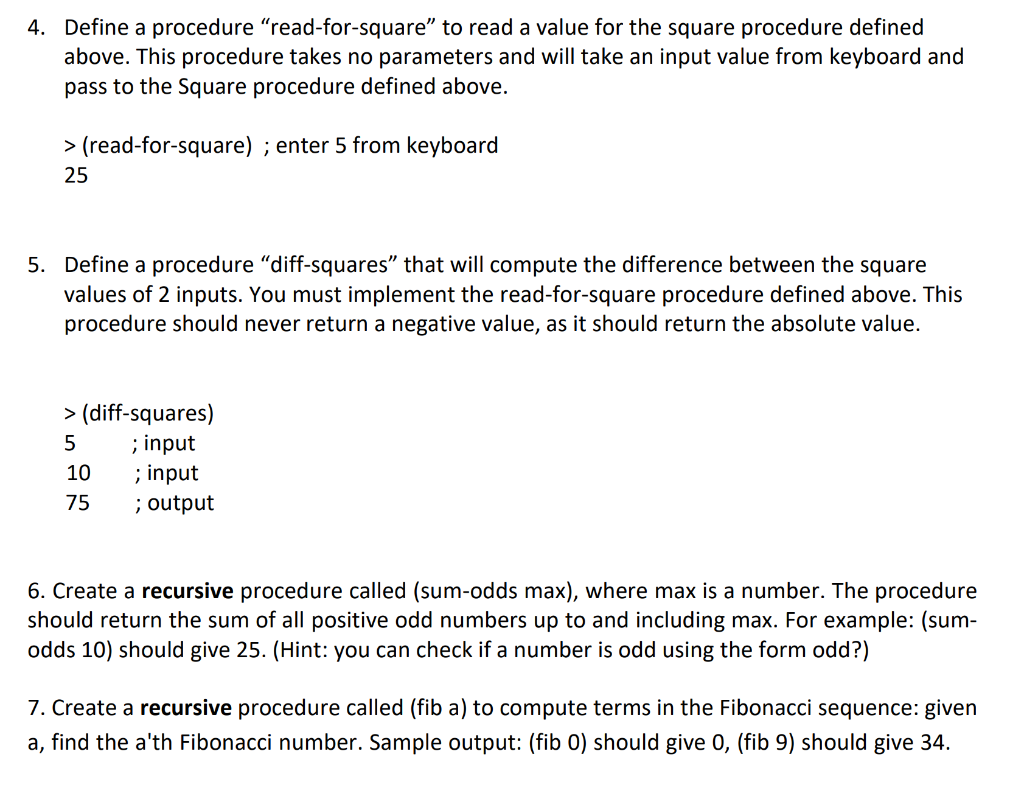 Solved In this assignment, you will be learning Scheme | Chegg.com