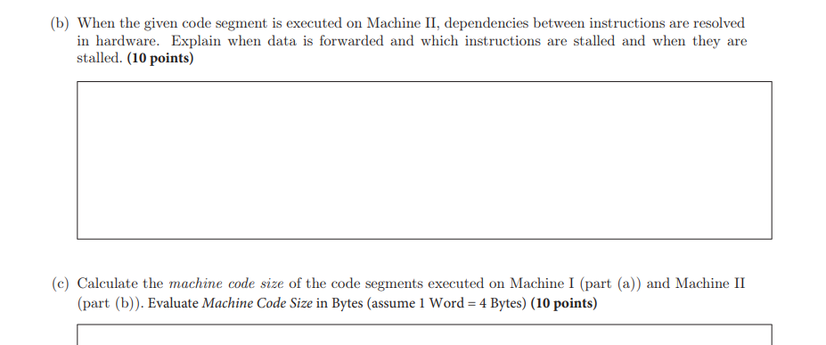 Solved 2 Pipelining (II) Consider two pipelined machines | Chegg.com