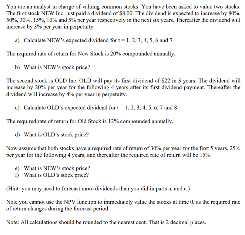 Solved Please answer the questions with excel and upload | Chegg.com