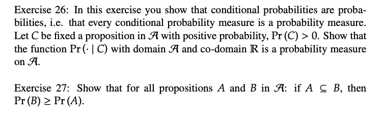 Solved Exercise 26: In this exercise you show that | Chegg.com
