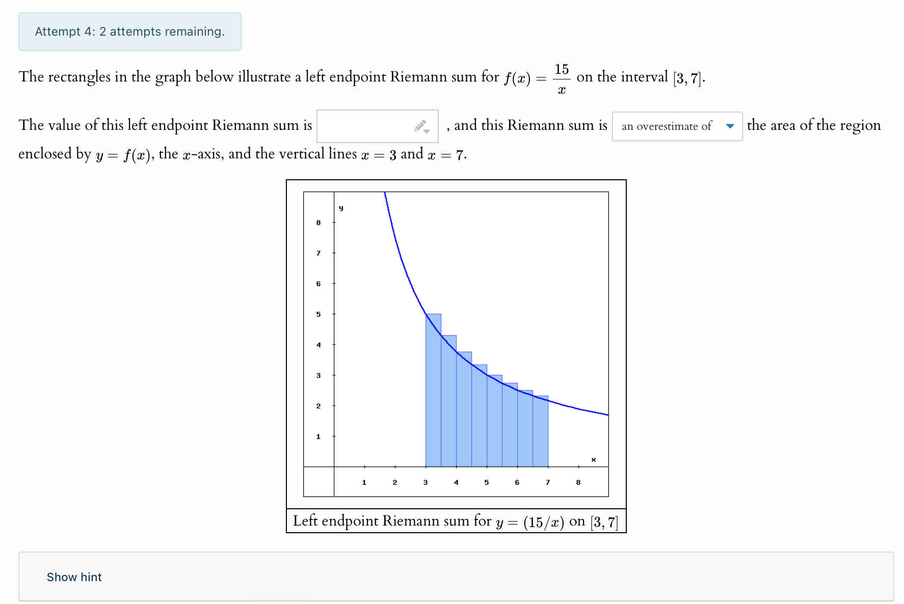 Solved Attempt 4: 2 ﻿attempts remaining.The rectangles in | Chegg.com