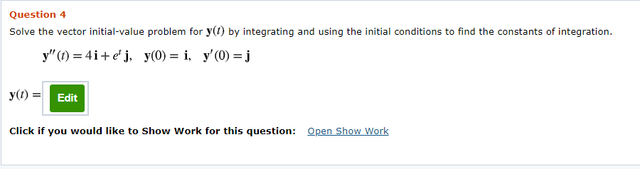 Solved Question 4 Solve the vector initial-value problem for | Chegg.com