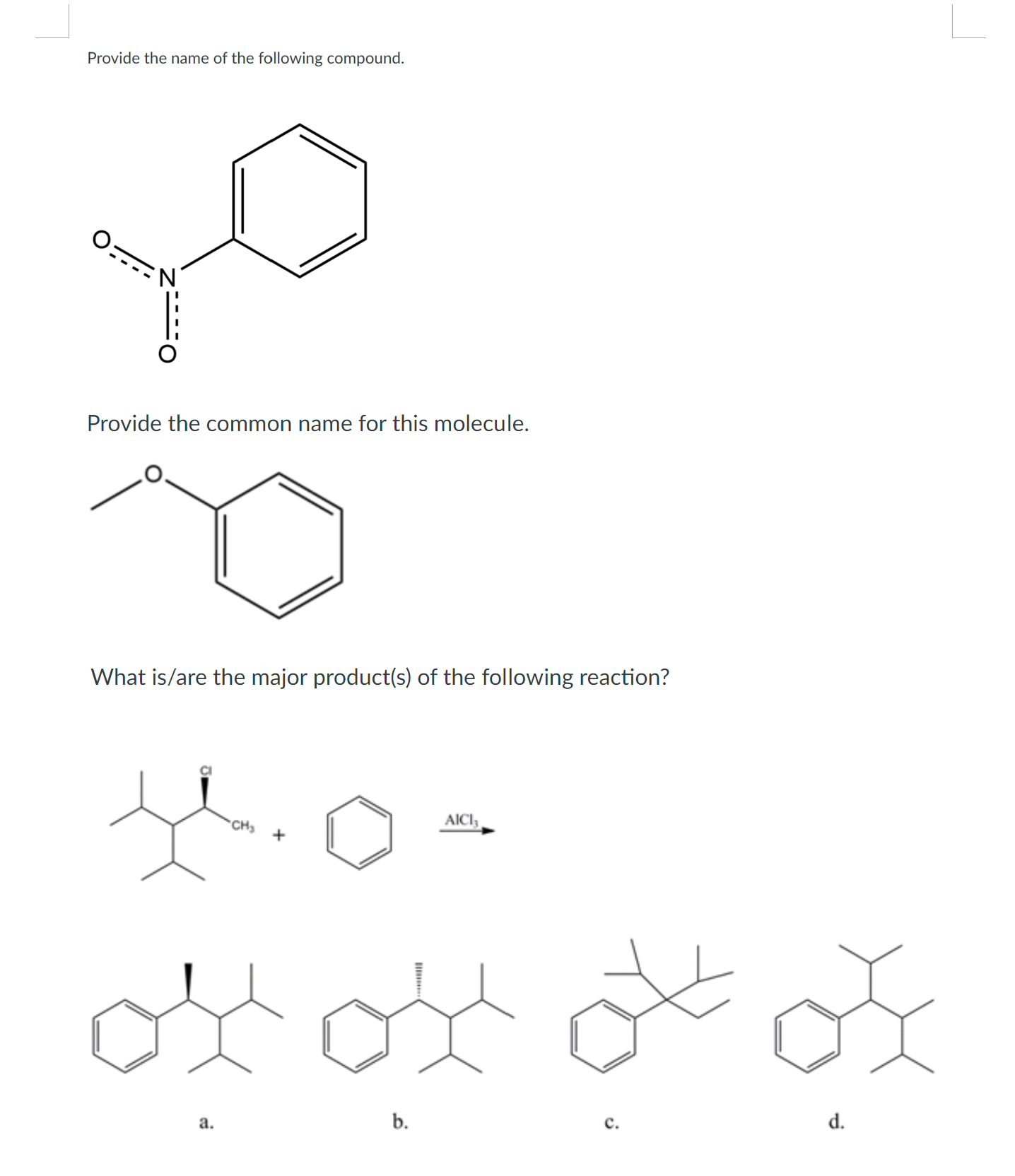 Solved Provide the name of the following compound. Provide | Chegg.com Solved Provide the name of the following compound. Provide | Chegg.com