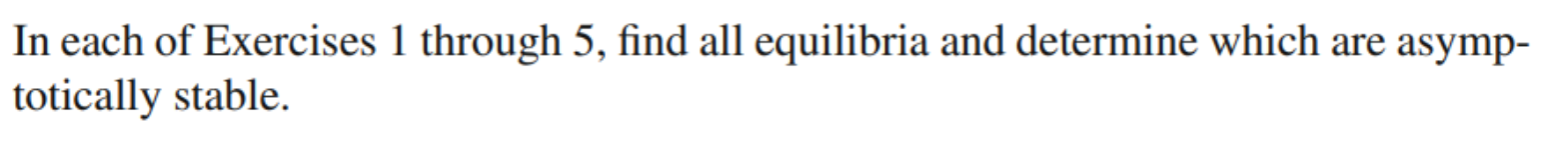 Solved In each of Exercises 1 through 5 , find all | Chegg.com