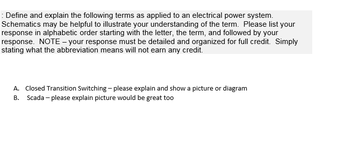 Solved : Define and explain the following terms as applied | Chegg.com