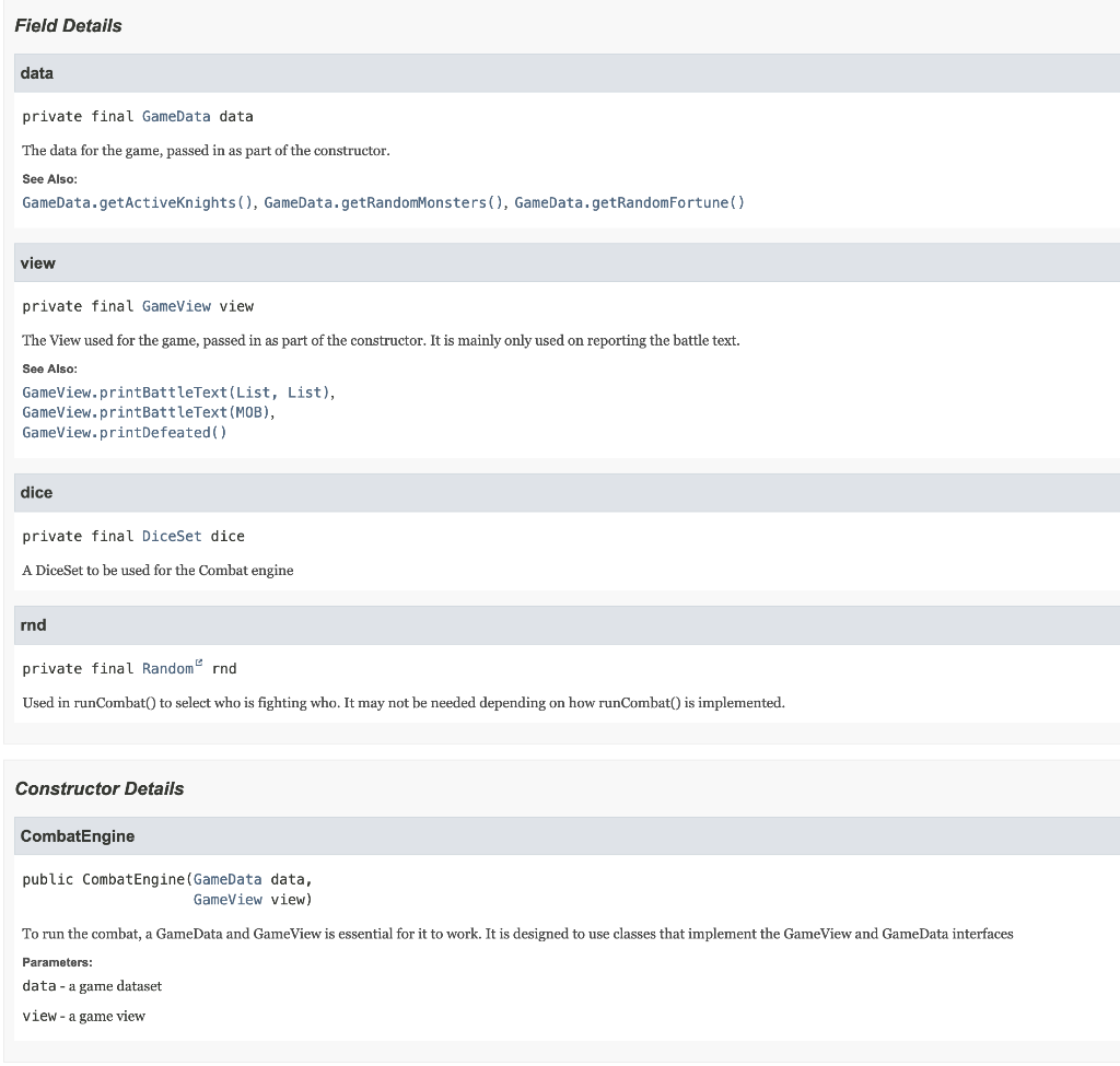 Solved public void start() Starts the game, causing it to | Chegg.com
