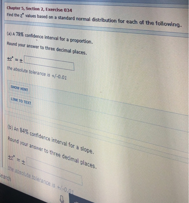Solved Chapter 5, Section 2, Exercise 034 Find the 2 values | Chegg.com Solved Chapter 5, Section 2, Exercise 034 Find the 2 values | Chegg.com