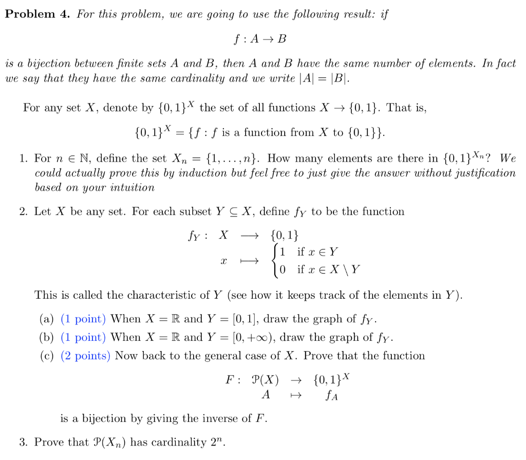 Solved Problem 4. For this problem, we are going to use the | Chegg.com