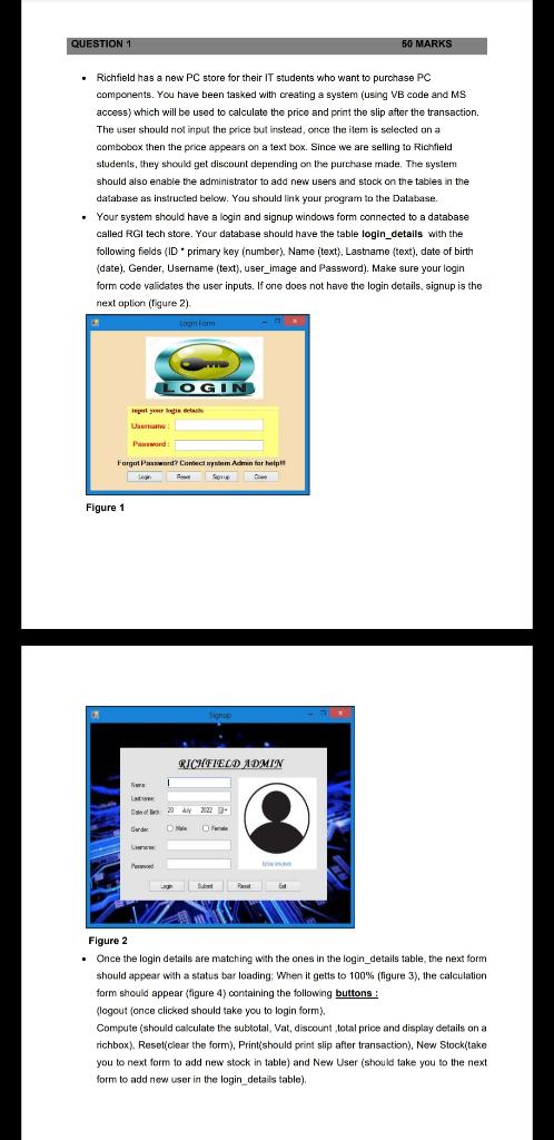 Solved - Richfield has a new PC store for their IT students | Chegg.com