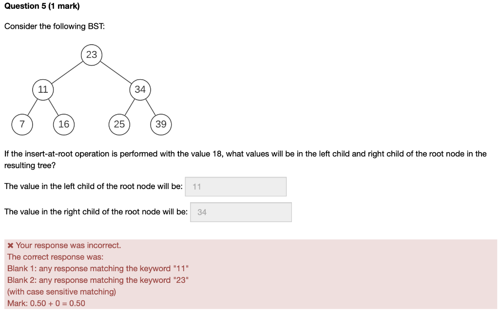 Solved Consider The Following Bst If The Insert At Root