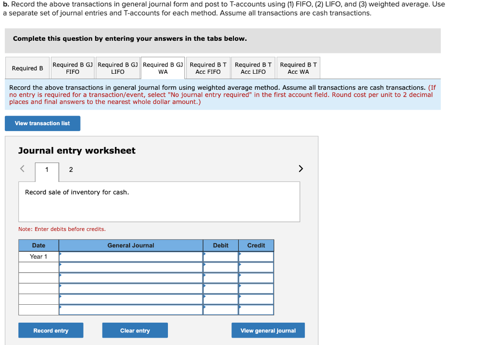 Solved Required information Exercise 5-5A Effect of | Chegg.com