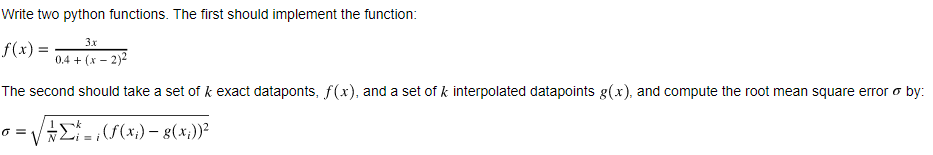 Solved Write Two Python Functions The First Should 7818