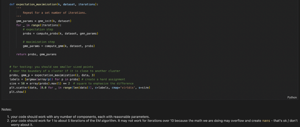 Solved In This Exercise We Will Implement 1 Dimensional Gmm