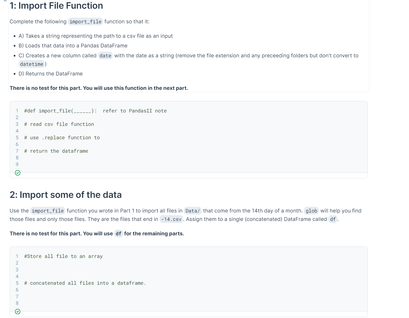 Solved importing and displaying data in python using pandas | Chegg.com