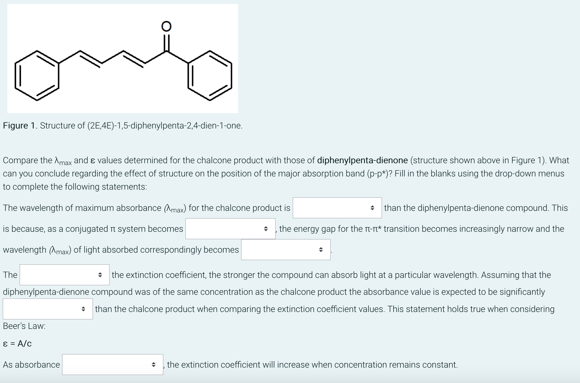 Calculation of the extinction coefficient Click here | Chegg.com