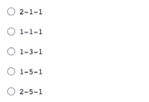 Solved Question 10 choose the correct answer: The first 3 | Chegg.com