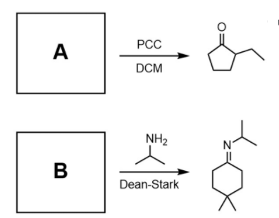 Solved PCC A DCM NH2 N B Dean-Stark | Chegg.com