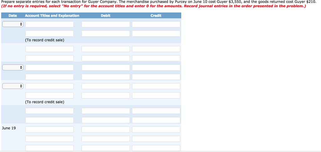 Solved Exercise 5-4 (Part Level Submission) On June 10, | Chegg.com